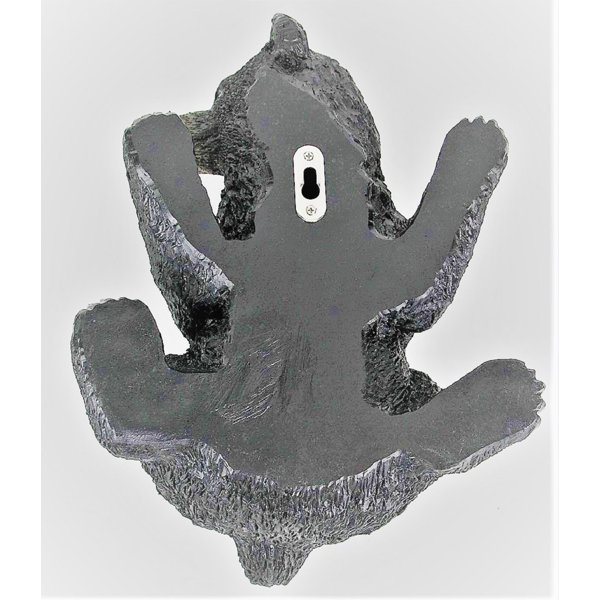 Loon Peak® Elizabethville Black Bear Tree Hugger Garden Statue ...
