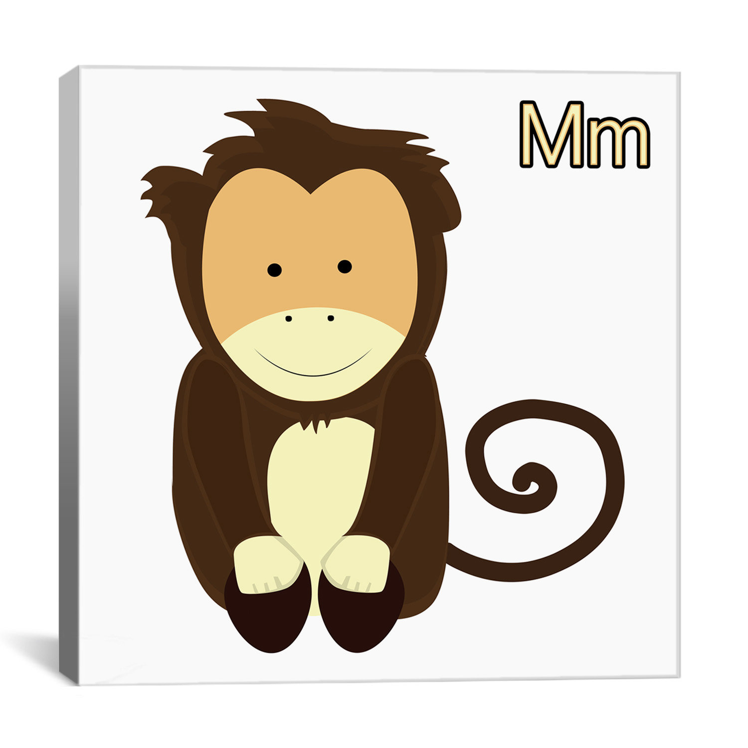 Zoomie Kids Nathan Monkey - Print on Canvas - Wayfair Canada