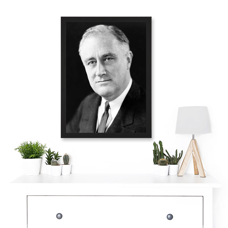Ebern Designs Portrait President FDR Franklin Roosevelt USA - Single ...