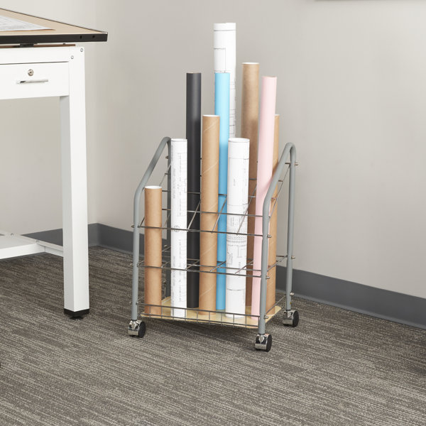 Safco Products Company Wire Roll File Filing Cart & Reviews | Wayfair