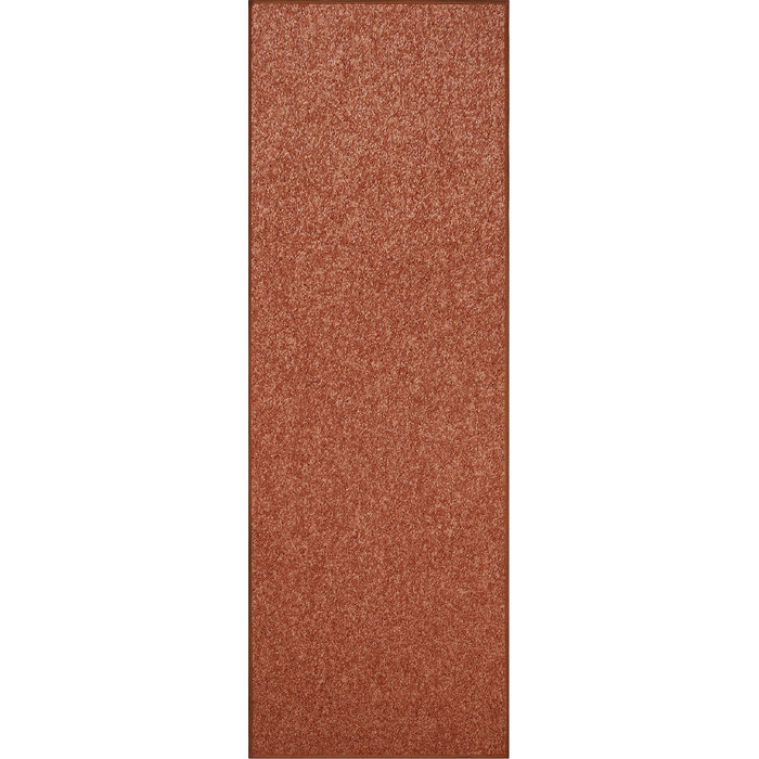 Latitude Run® Solid Color Custom Size Runner Area Rugs Rust & Reviews ...