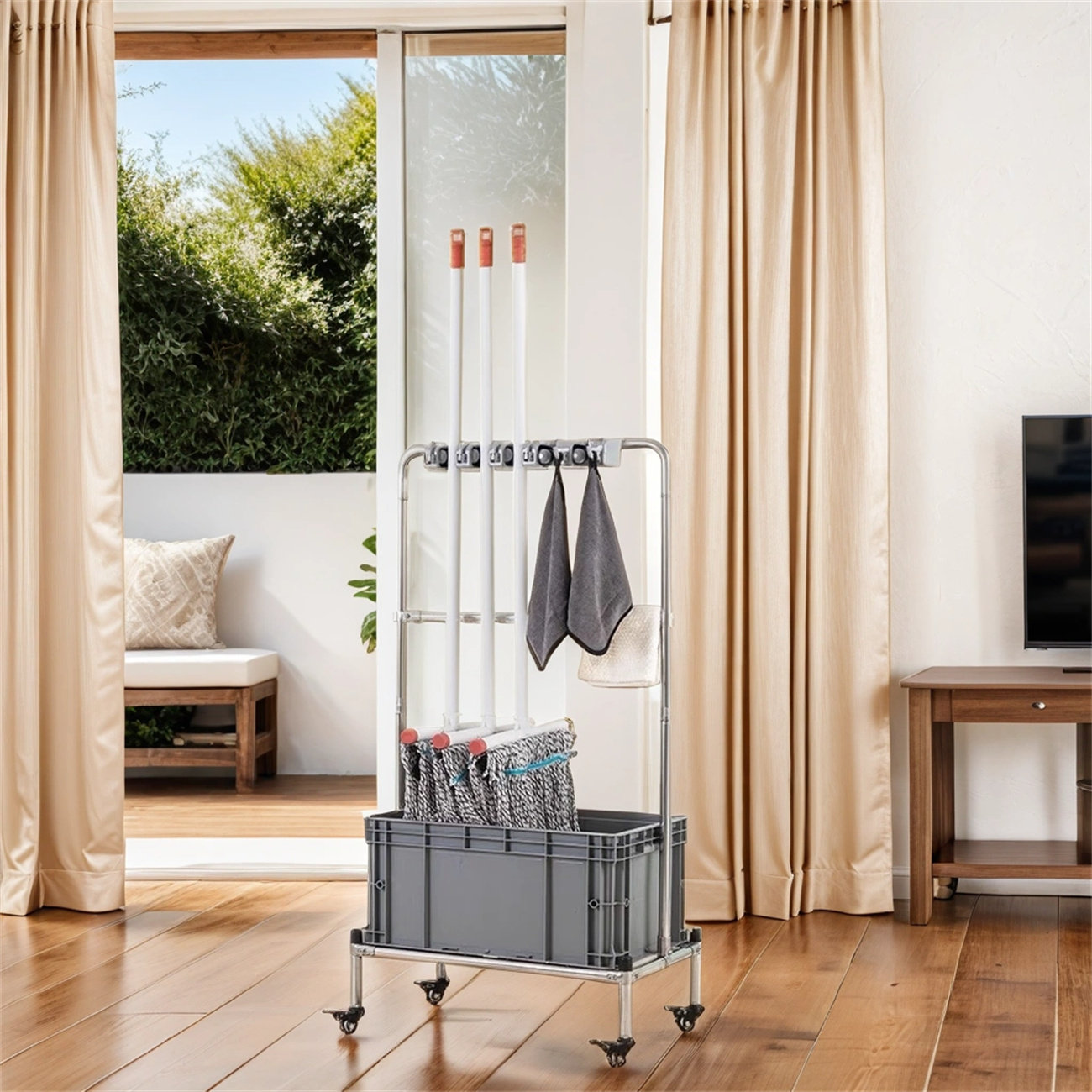 HOMERYTE Mop Stand Indoor - Wayfair Canada