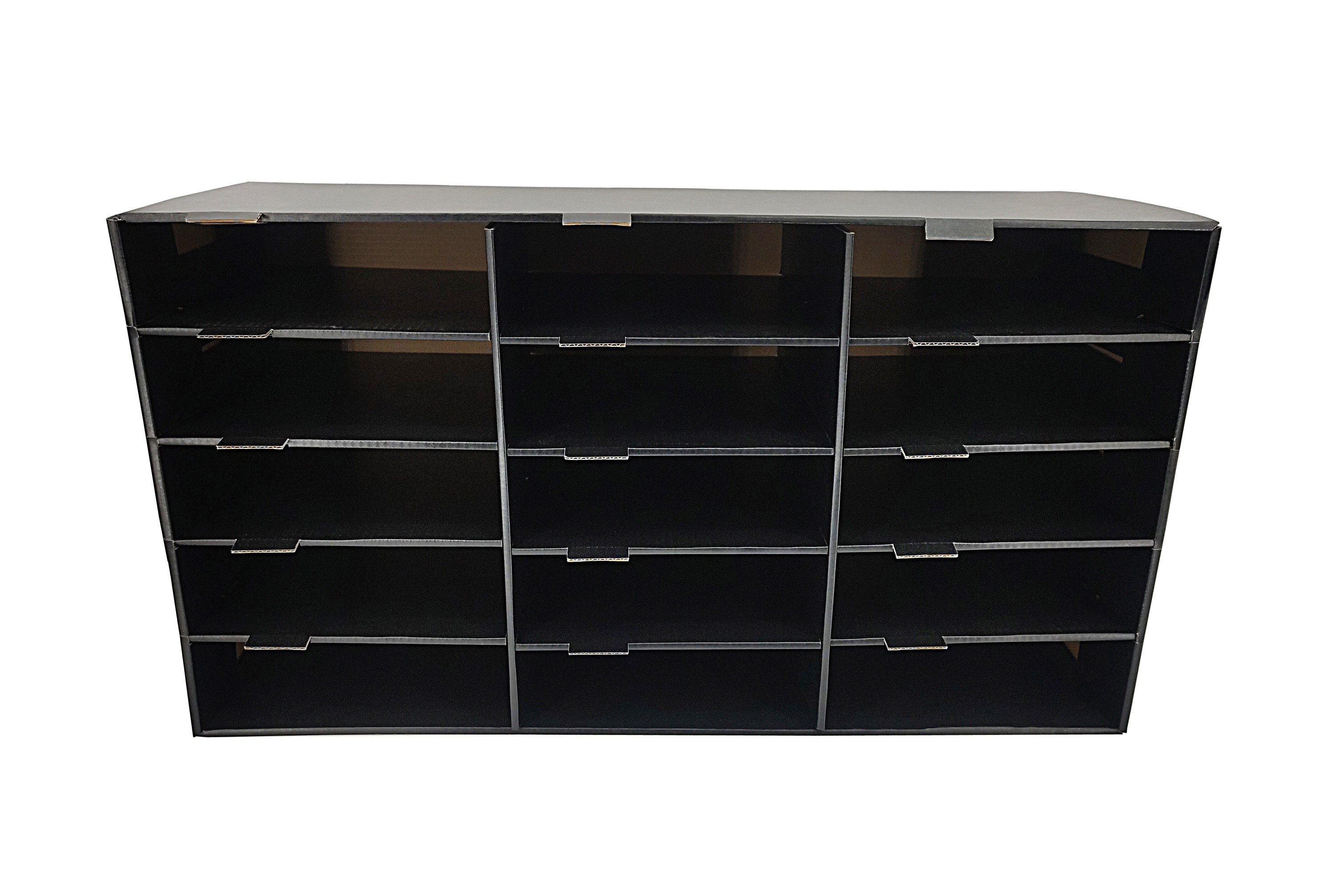 FixtureDisplays Construction Paper Storage Bin 15 Slot Vertical File ...