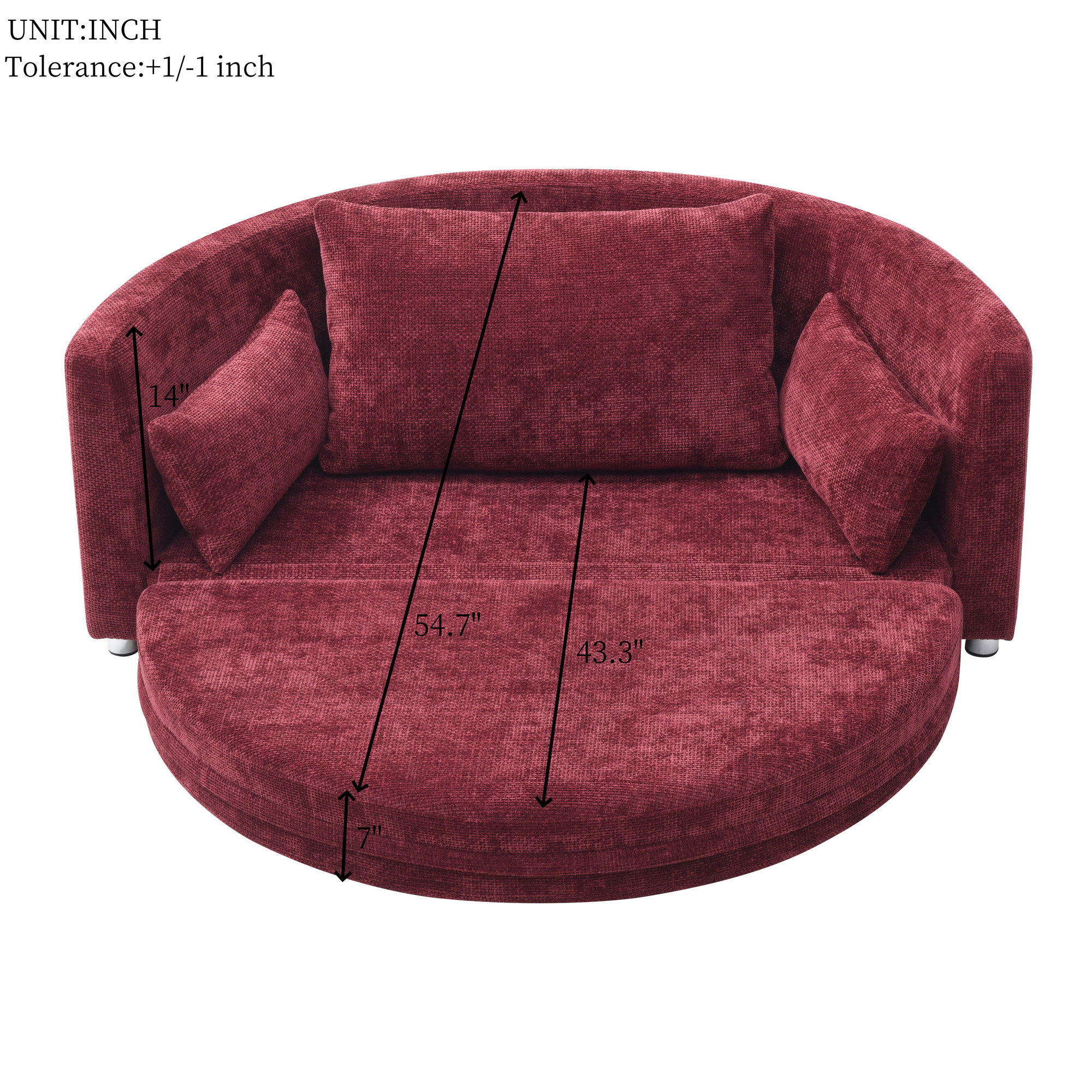 Latitude Run® Foldable Sleeper Sofa Bed, Floor Sofa Chair Bed,Multi ...