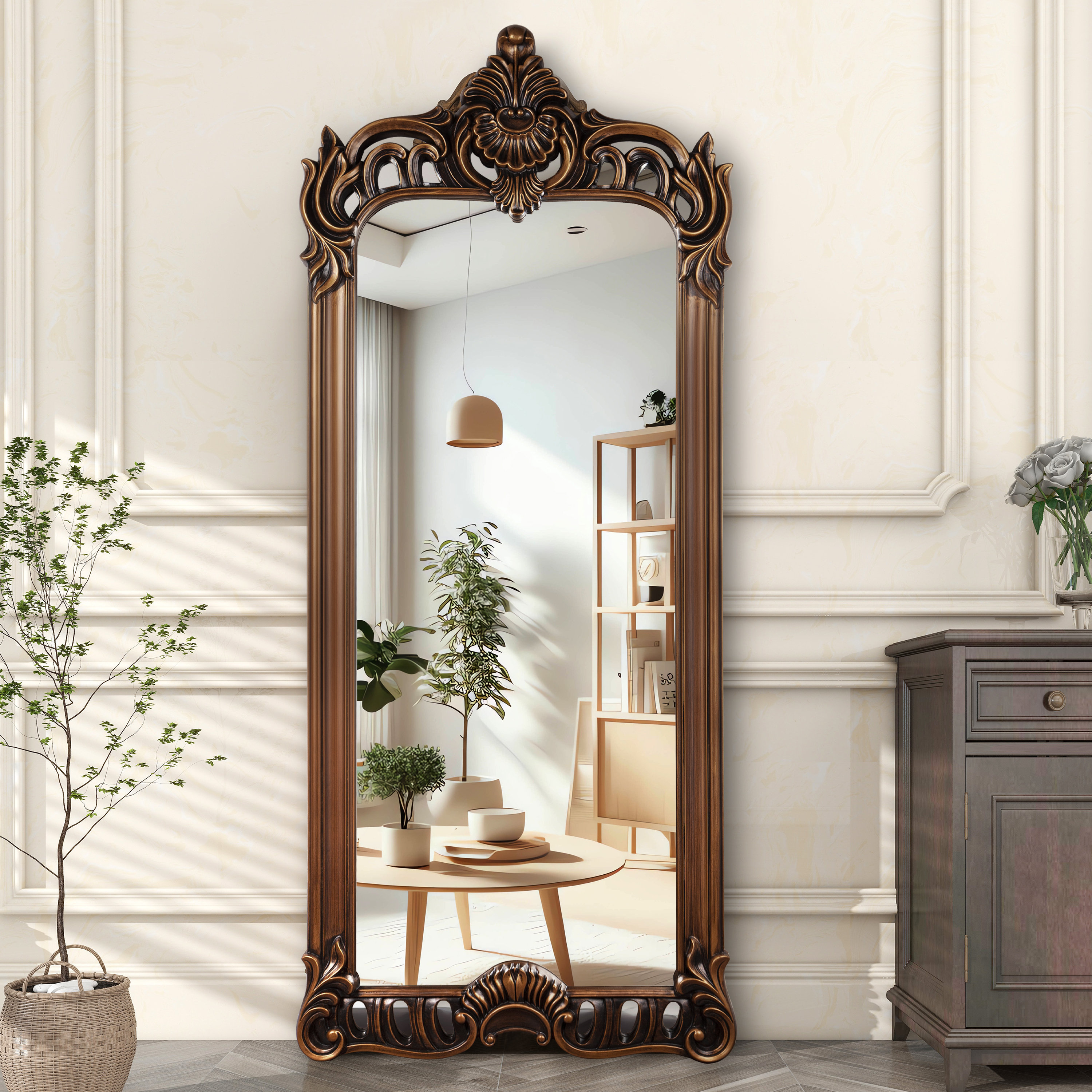 Antique Standing Mirror