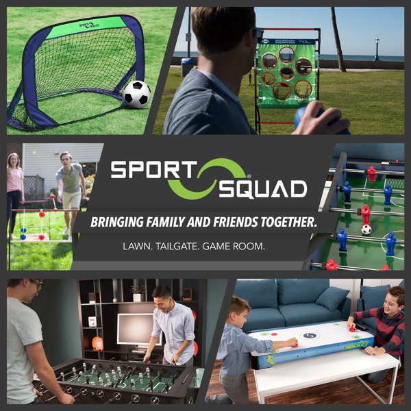 Sport Squad 56” Foosball Table - Adult Size Soccer Table - MDF Wood ...