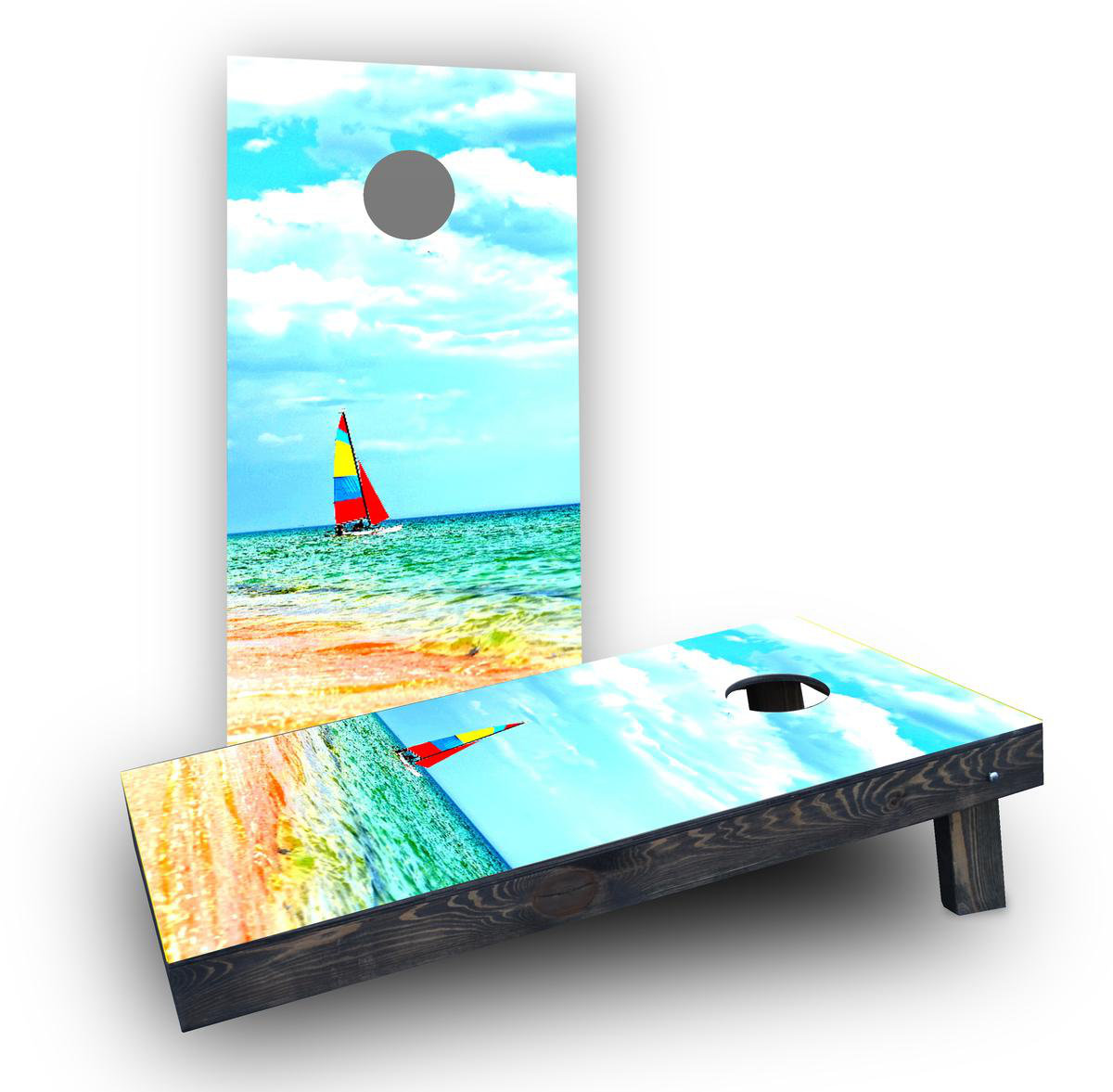 Custom Cornhole Boards Boat Beach Cornhole Boards - Wayfair Canada