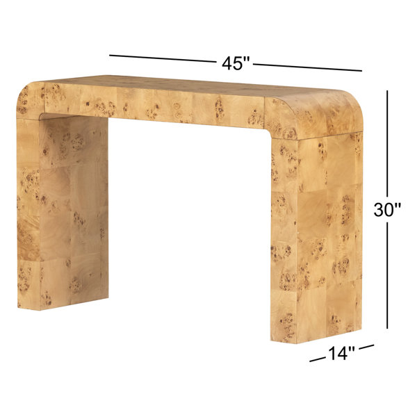 Four Hands Jenson Console Table - Natural Poplar | Perigold