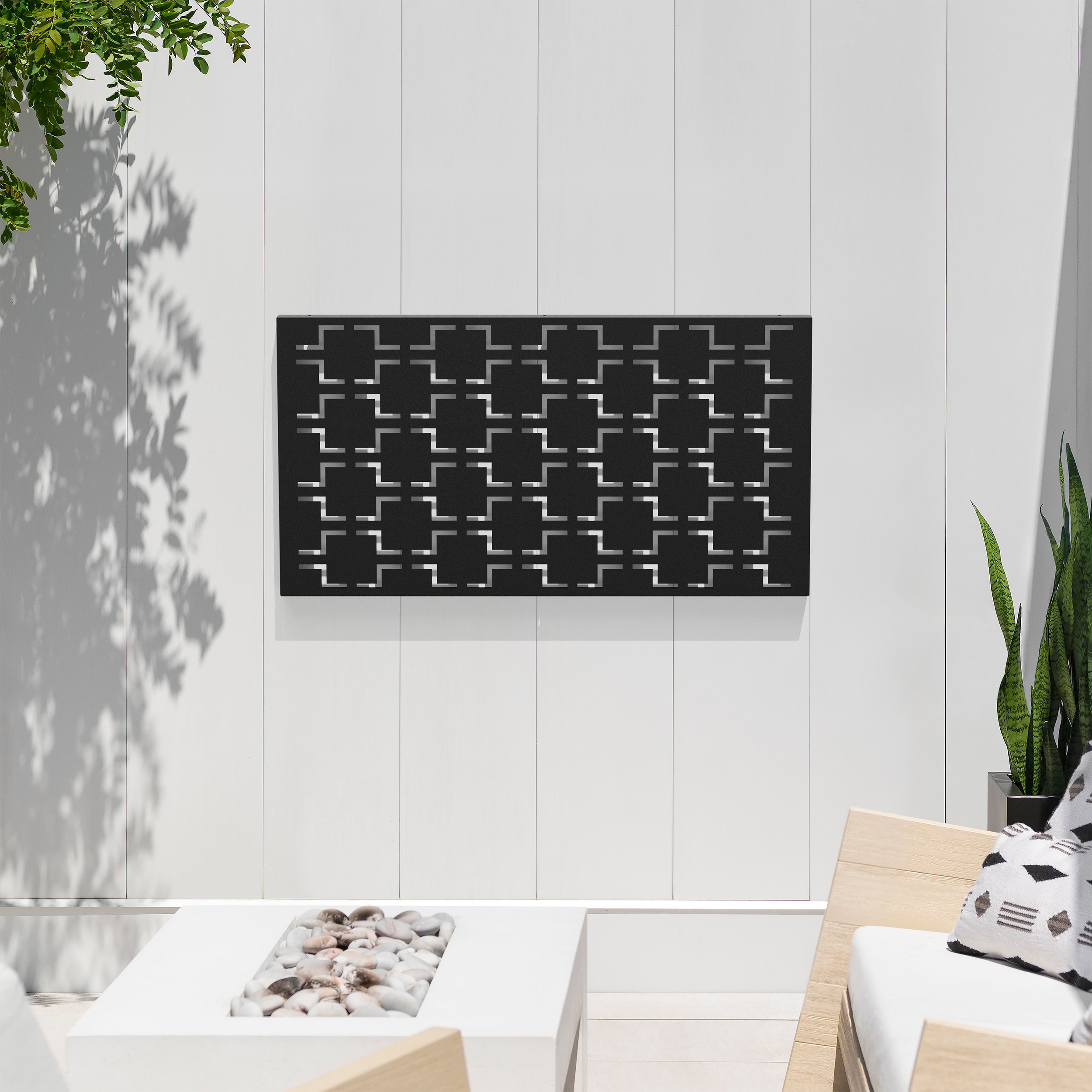 Veradek Screen Series Quadra Plastic Black Screen Panel & Reviews ...