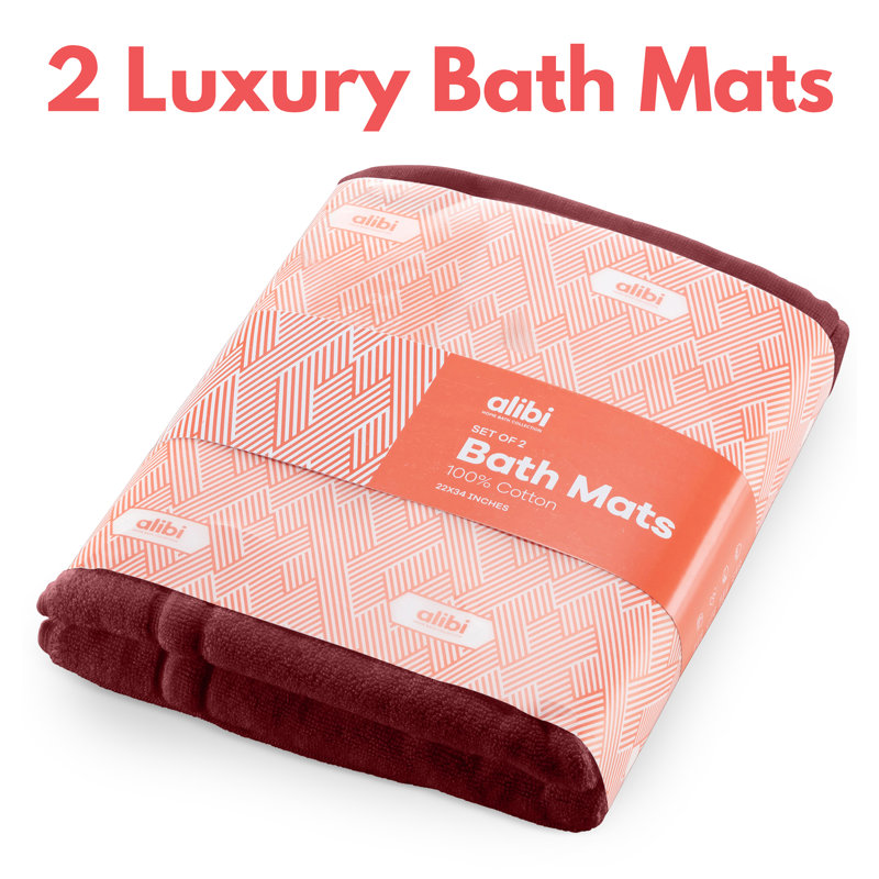 Latitude Run® Altynai Solid Color Bath Rug Set | Wayfair