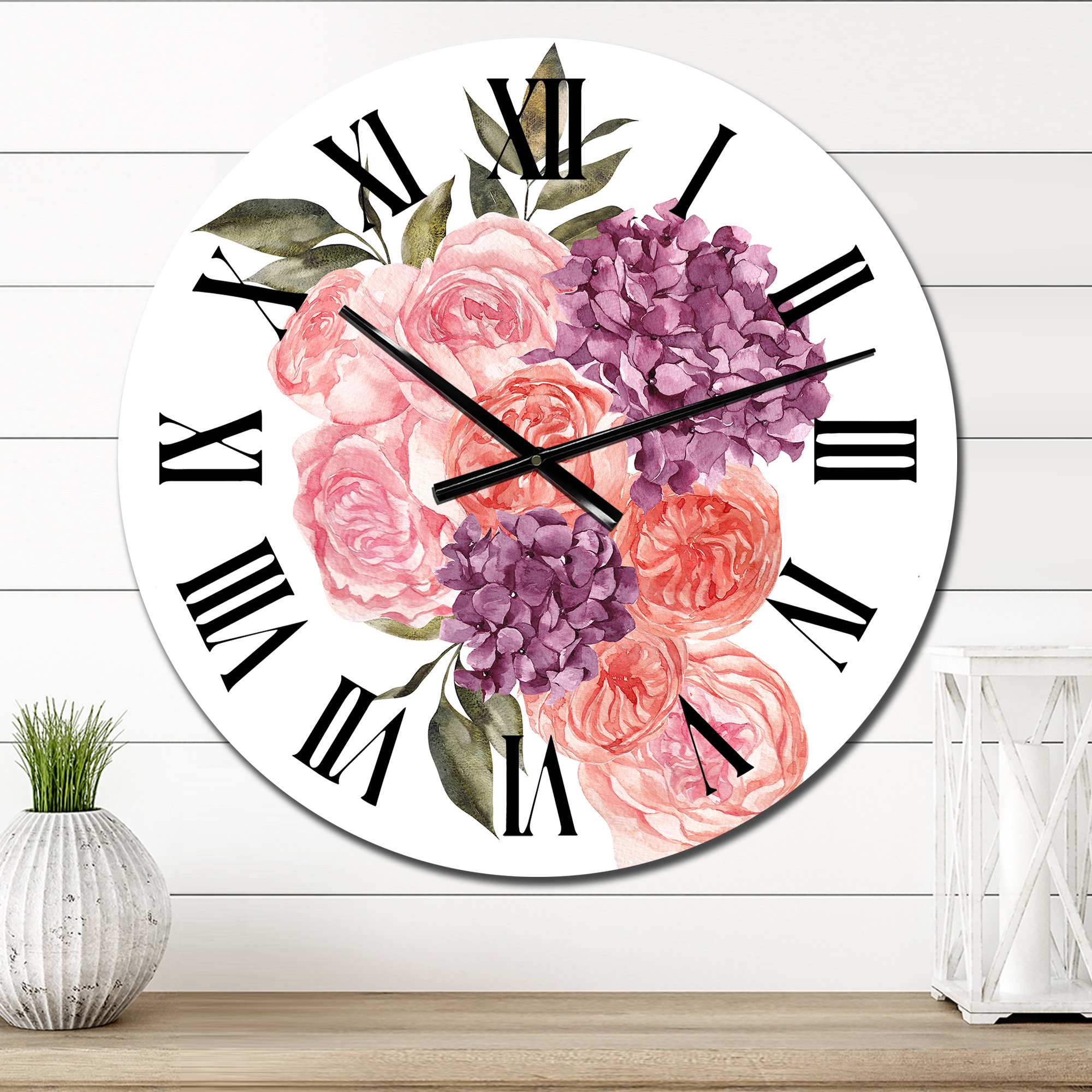 East Urban Home Fall Flower Bouquet Apple Berries and Leaves V ...