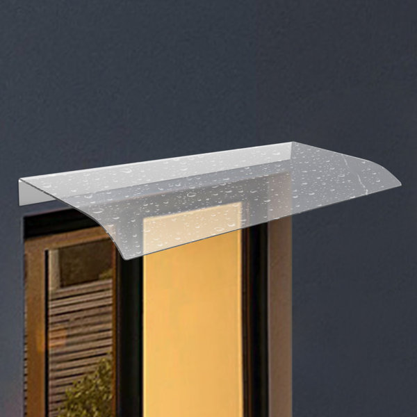 DENFER Slope Window Awning in Clear & Reviews - Wayfair Canada