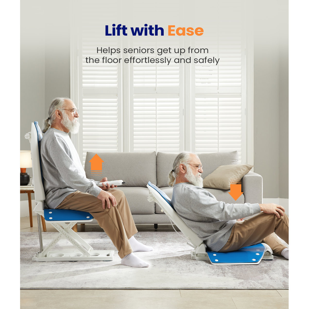 Generic Electric Chair Lift for Elderly, 20” Height, 300 lbs Capacity ...