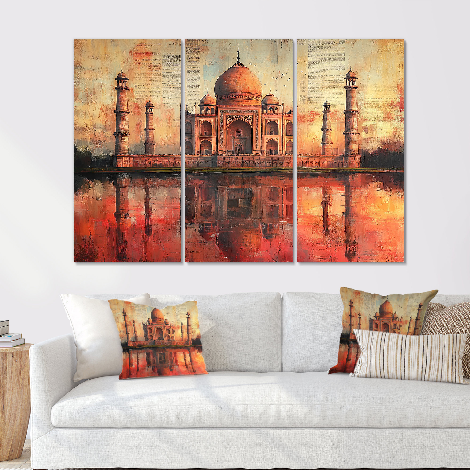 Lark Manor™ Crown Of The Palace Taj Mahal Photo I - Taj Mahal Wall Art ...