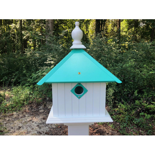 Post Mounted Bird Houses You'll Love | Wayfair