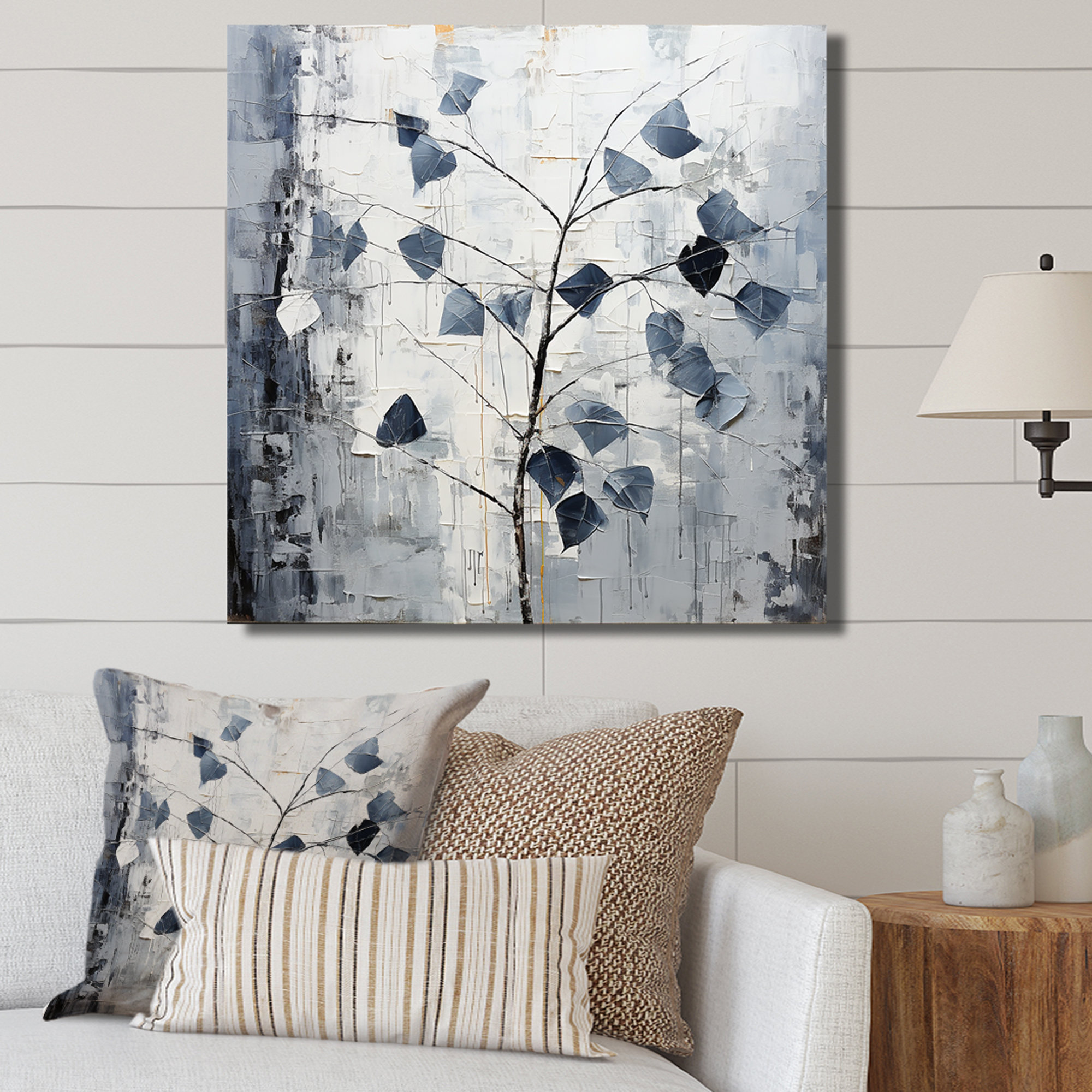 Winston Porter Monochrom Iron Ivy Leaves I - Wayfair Canada