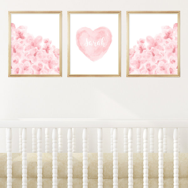 Outside In Art Studio Daisy Flowers and Name Heart-Unframed Paper ...