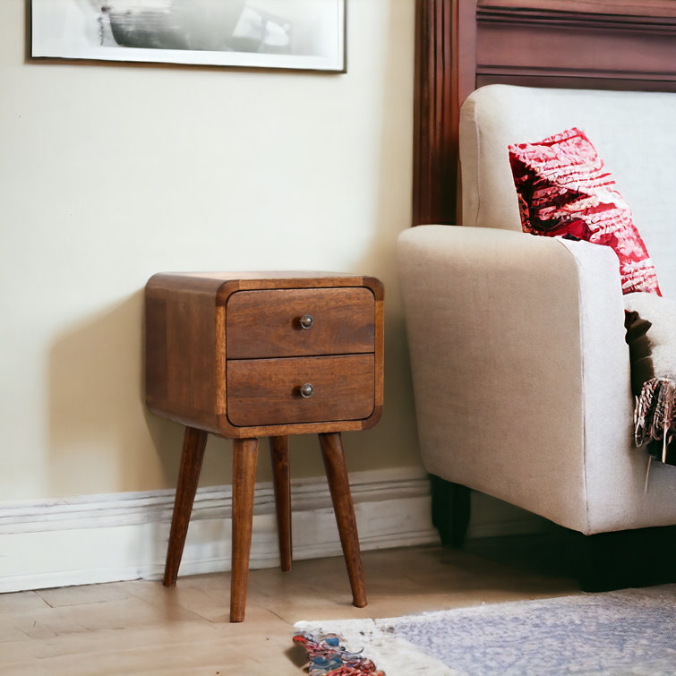 Union Rustic Eakin Solid Wood Bedside Table | Wayfair.co.uk