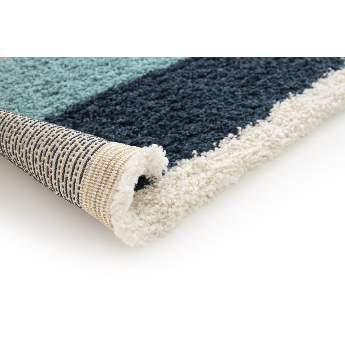 Blue Elephant Camilo Blue/Pink/Brown/Grey Rug & Reviews | Wayfair.co.uk