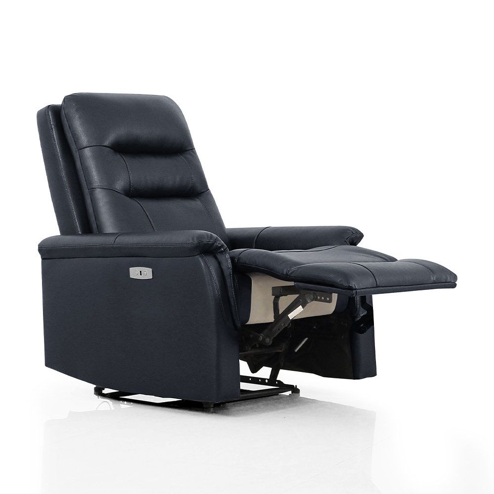 Latitude Run® Nakke Vegan Leather Power Recliner "& Reviews" | Wayfair