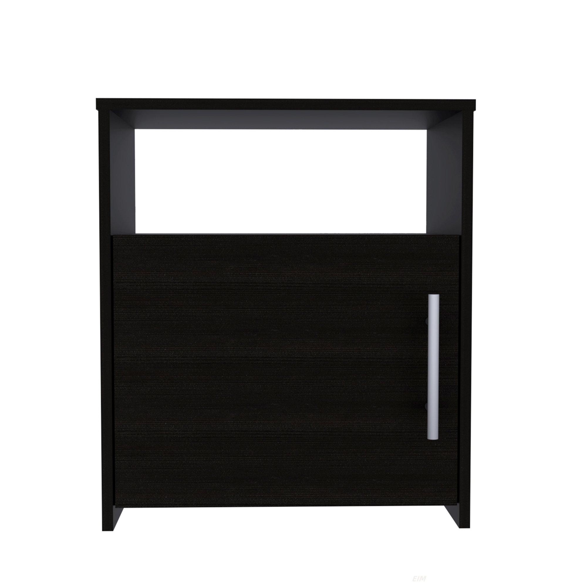 Latitude Run® Black Wengue 1-Shelf Nightstand | Wayfair