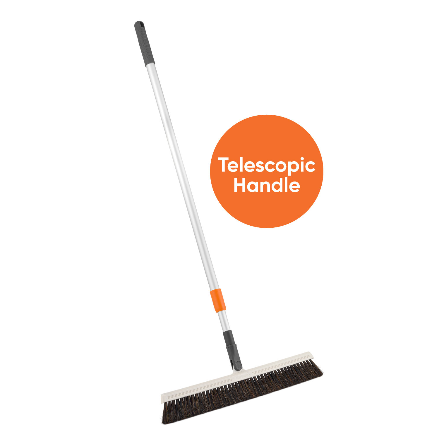 Superio Slim Horse Hair Broom with Telescopic Handle | Wayfair
