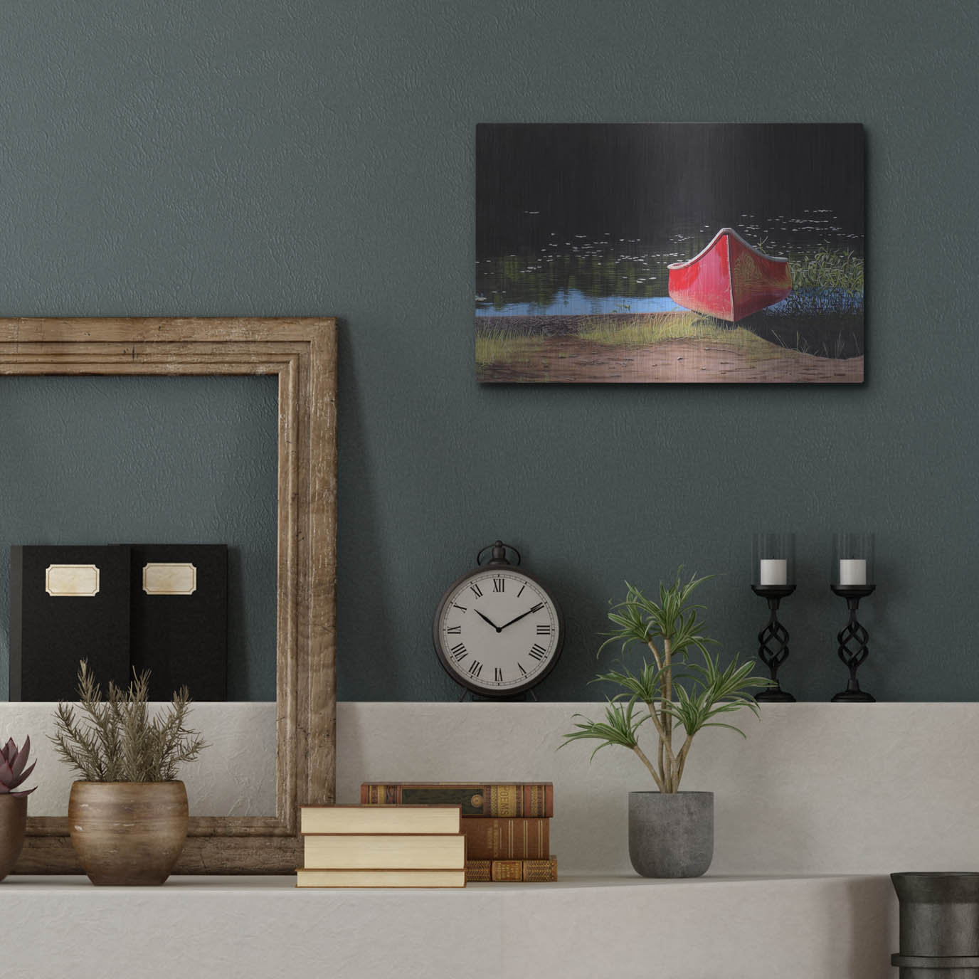 Winston Porter 'Canoe' by Kenneth M Kirsch Metal Wall Art | Wayfair