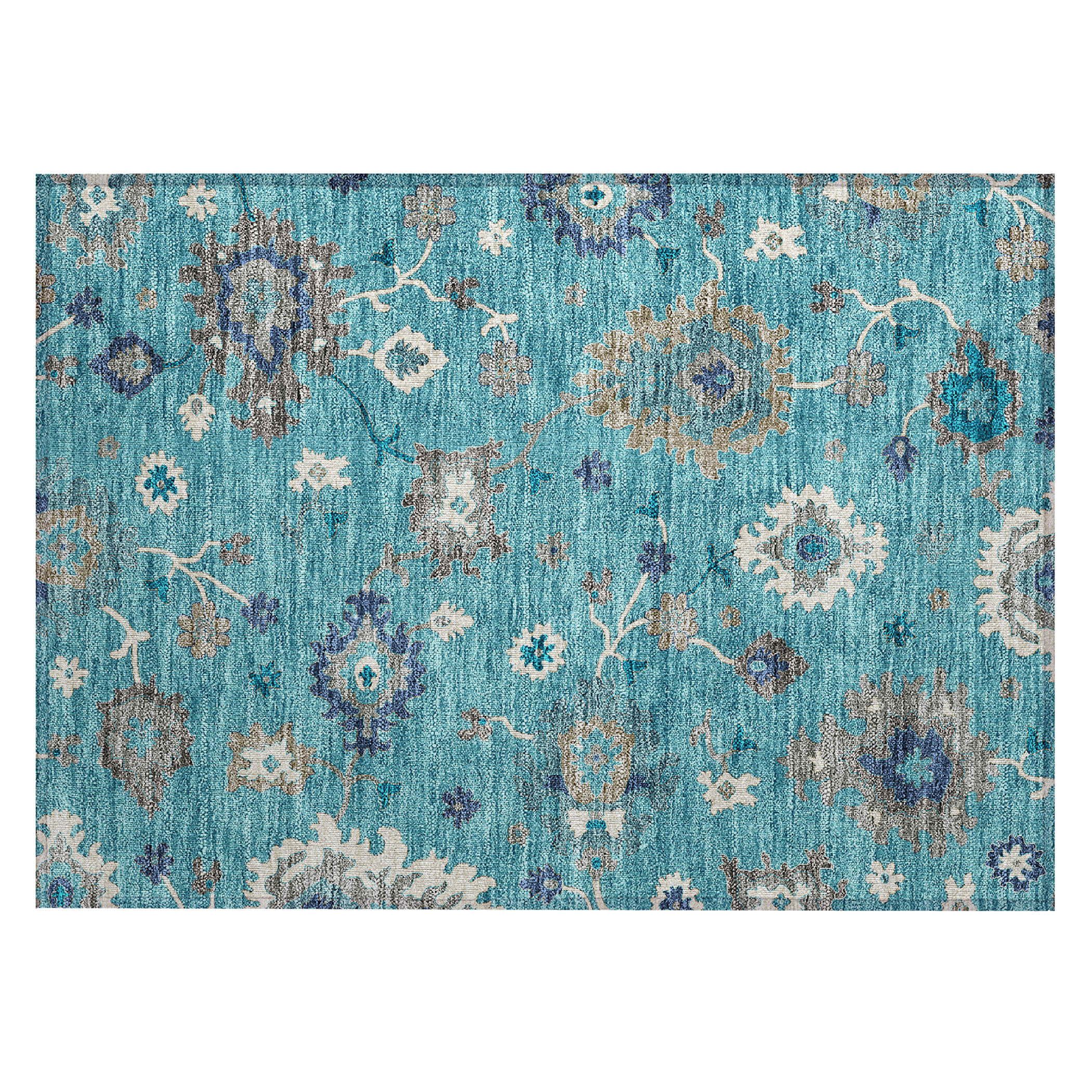 Latitude Run® Caziyah Damask Rug | Wayfair