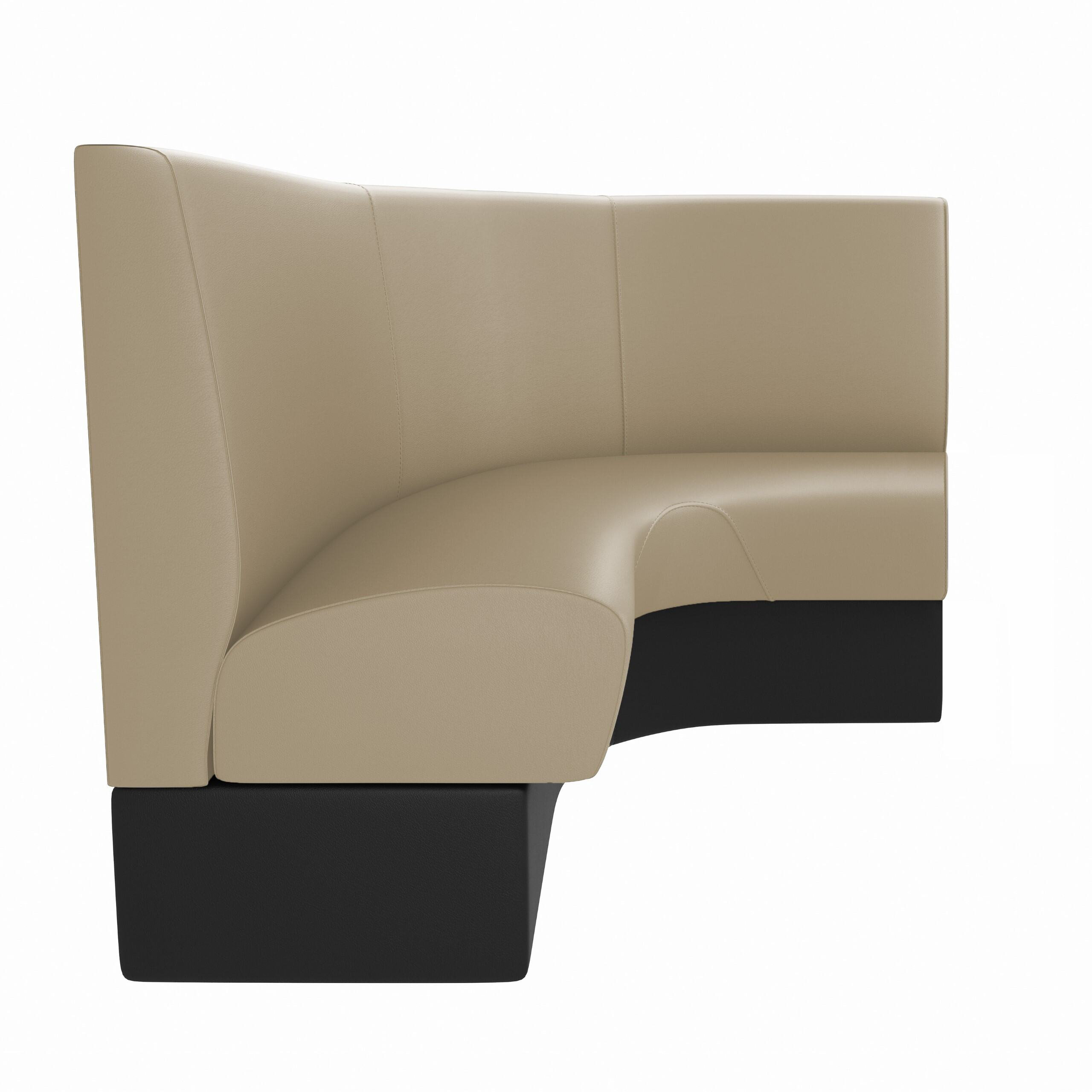 QA Group Curved Corner Booth | Wayfair
