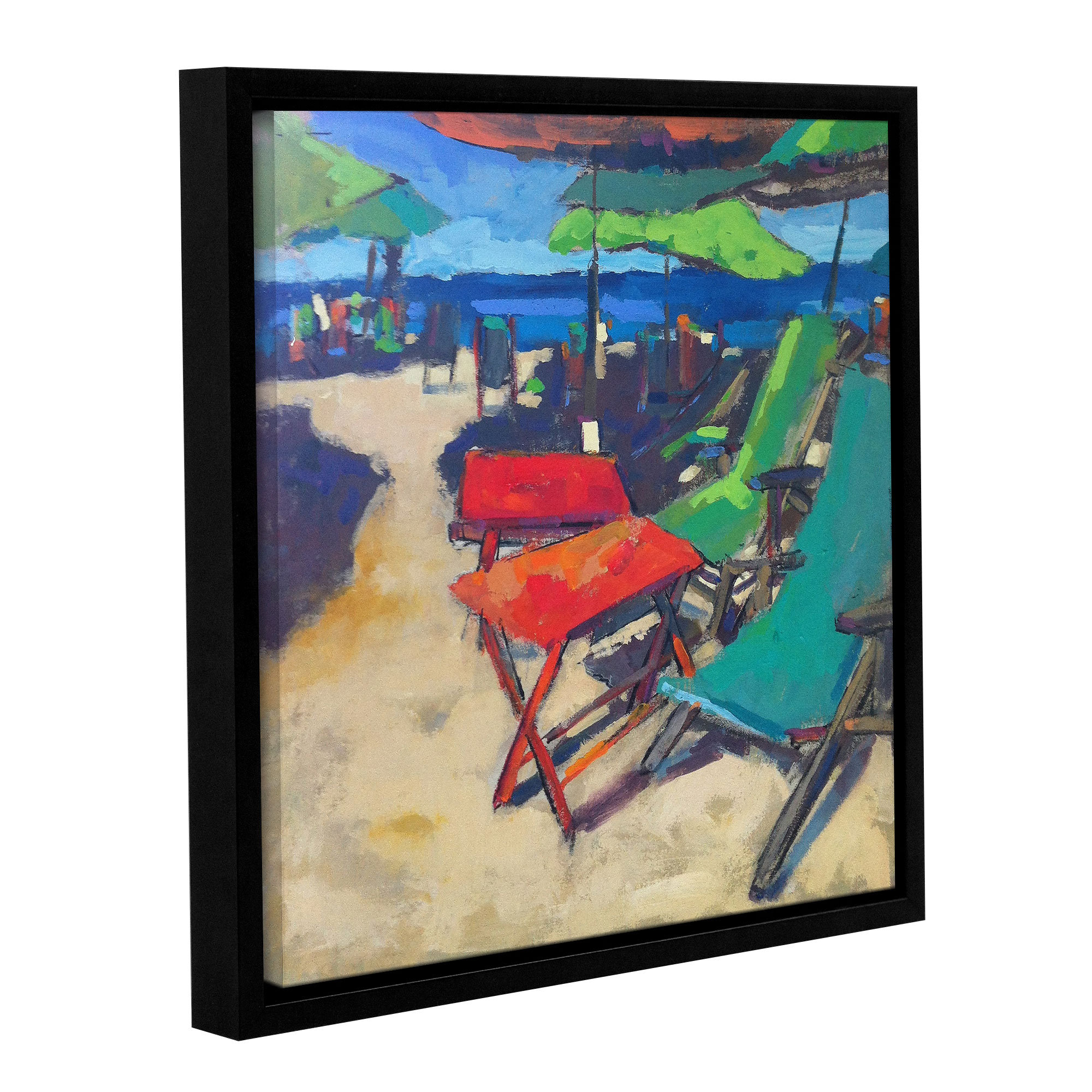 Bay Isle Home™ Playa Painting Print on Wrapped Canvas - Wayfair Canada