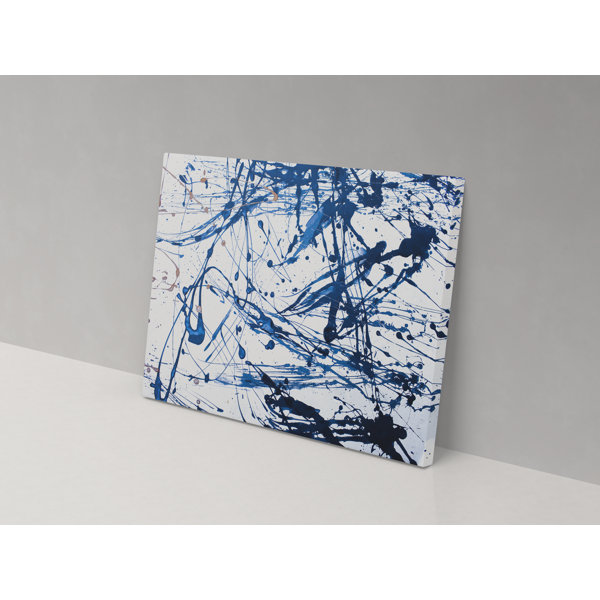 Metro Lane Ink Splat - Wrapped Canvas Painting | Wayfair.co.uk