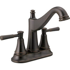Delta Mylan Centerset Bathroom Faucet with Drain Assembly & Reviews ...