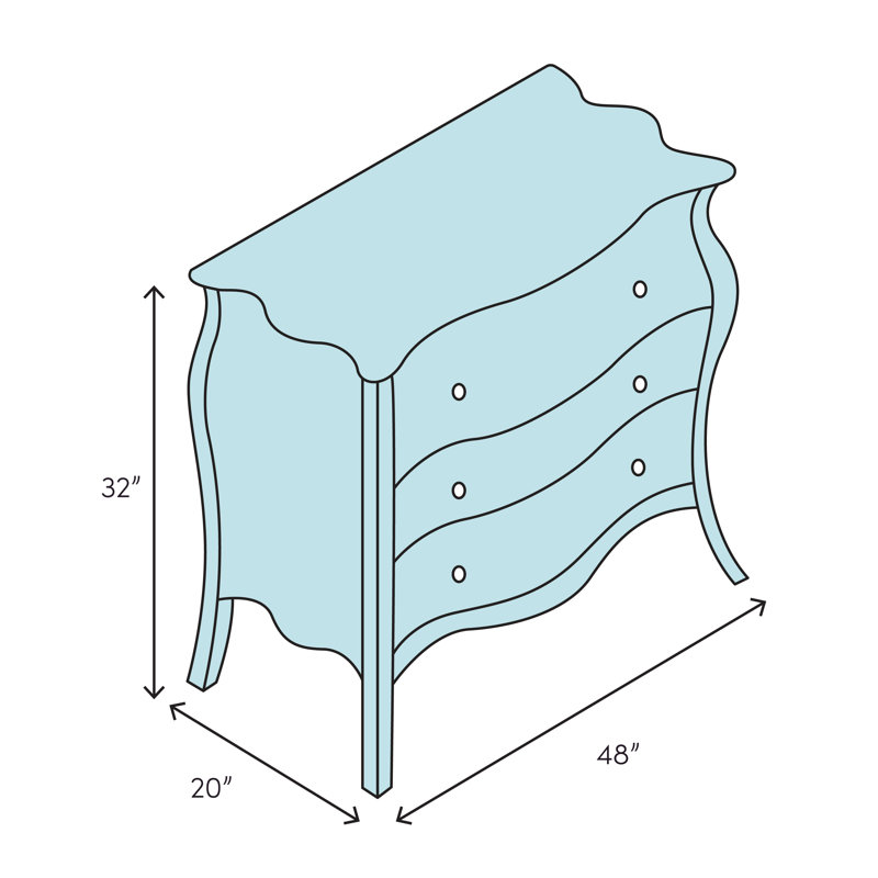 Lark Manor™ Gowrie 3 - Drawer Accent Chest & Reviews | Wayfair