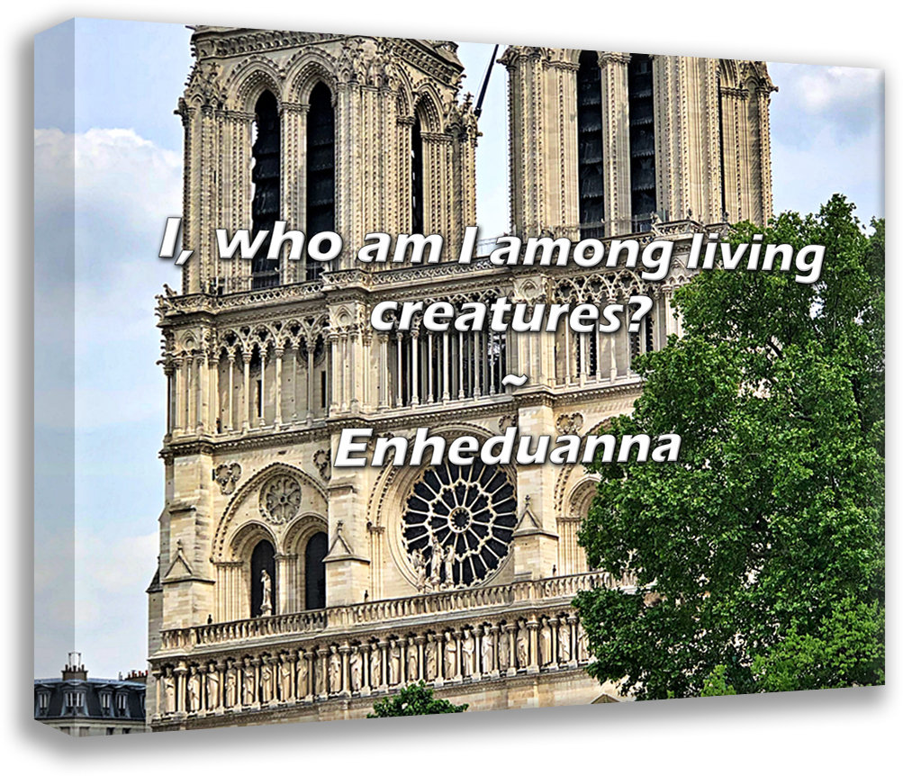 Astoria Grand Artsy Quote "I, who am I among living creatures?" By ...