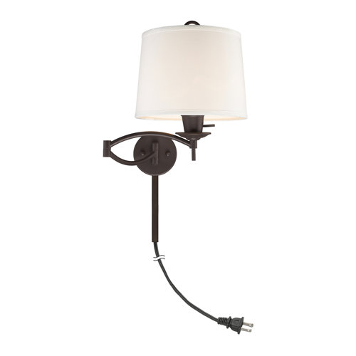 Darby Home Co Aimon Steel Plug-in Swing Arm Sconce | Wayfair