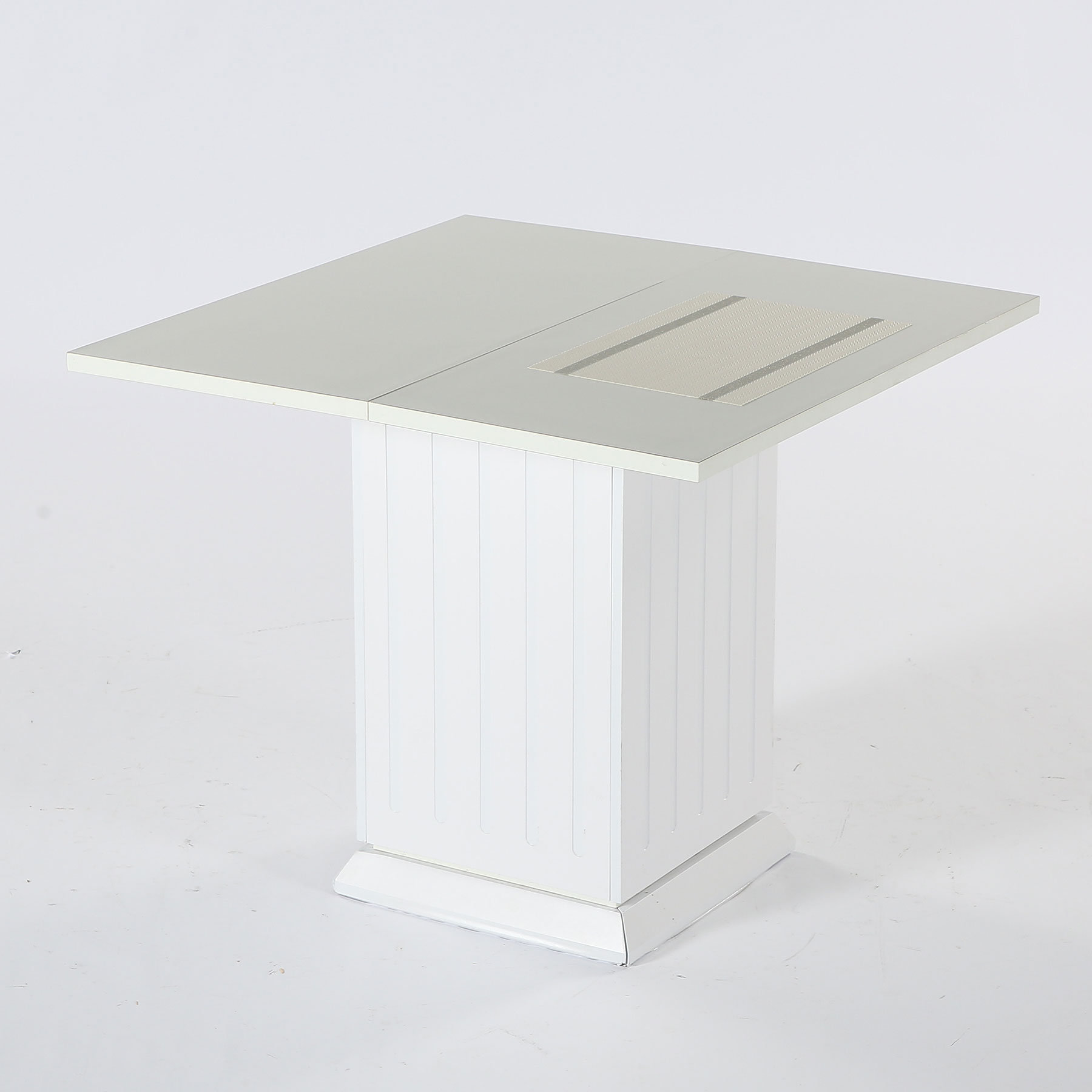 Ebern Designs Square Conference Table Small White Meeting Table For ...