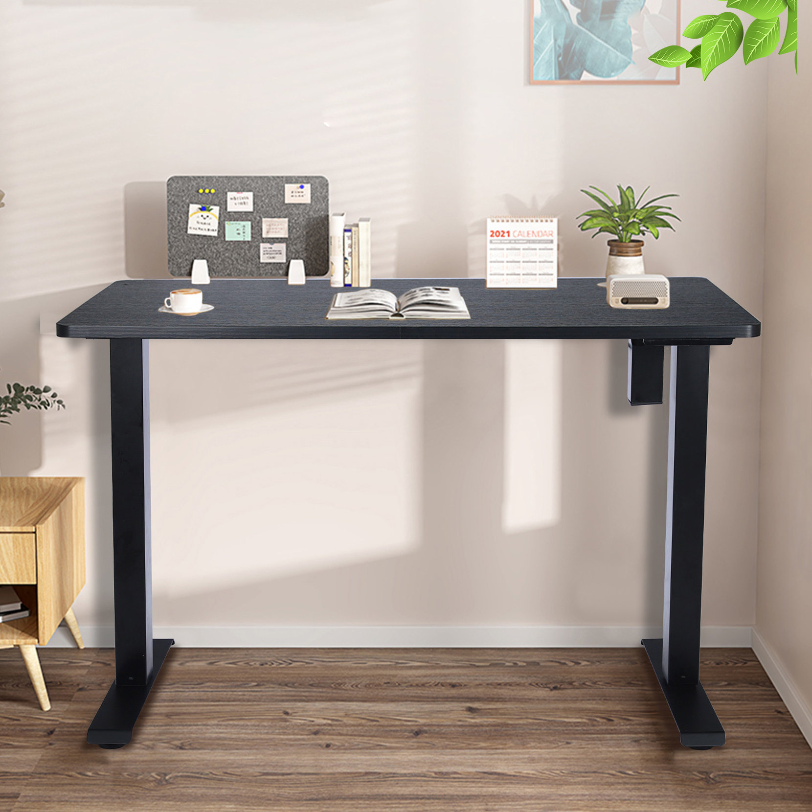 Inbox Zero Lasonia Height Adjustable Standing Desk | Wayfair