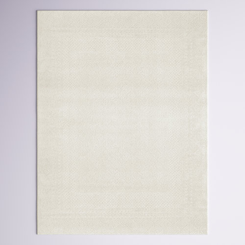 Wade Logan® Calvo Ivory/Off-White Area Rug & Reviews | Wayfair