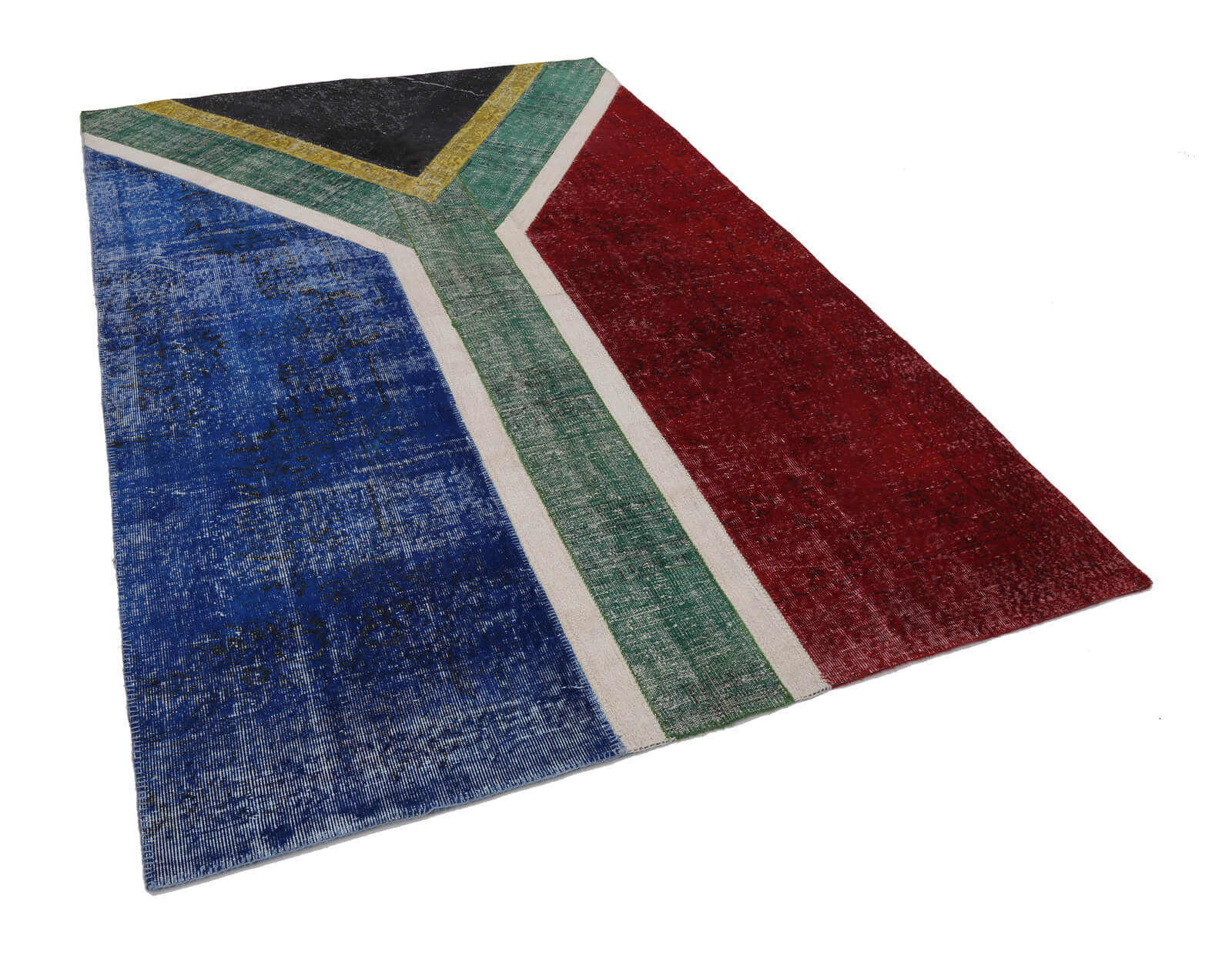 Lofy Rectangle Flag Patchwork Rectangle 6'6'' X 9'9'' Area Rug | Wayfair