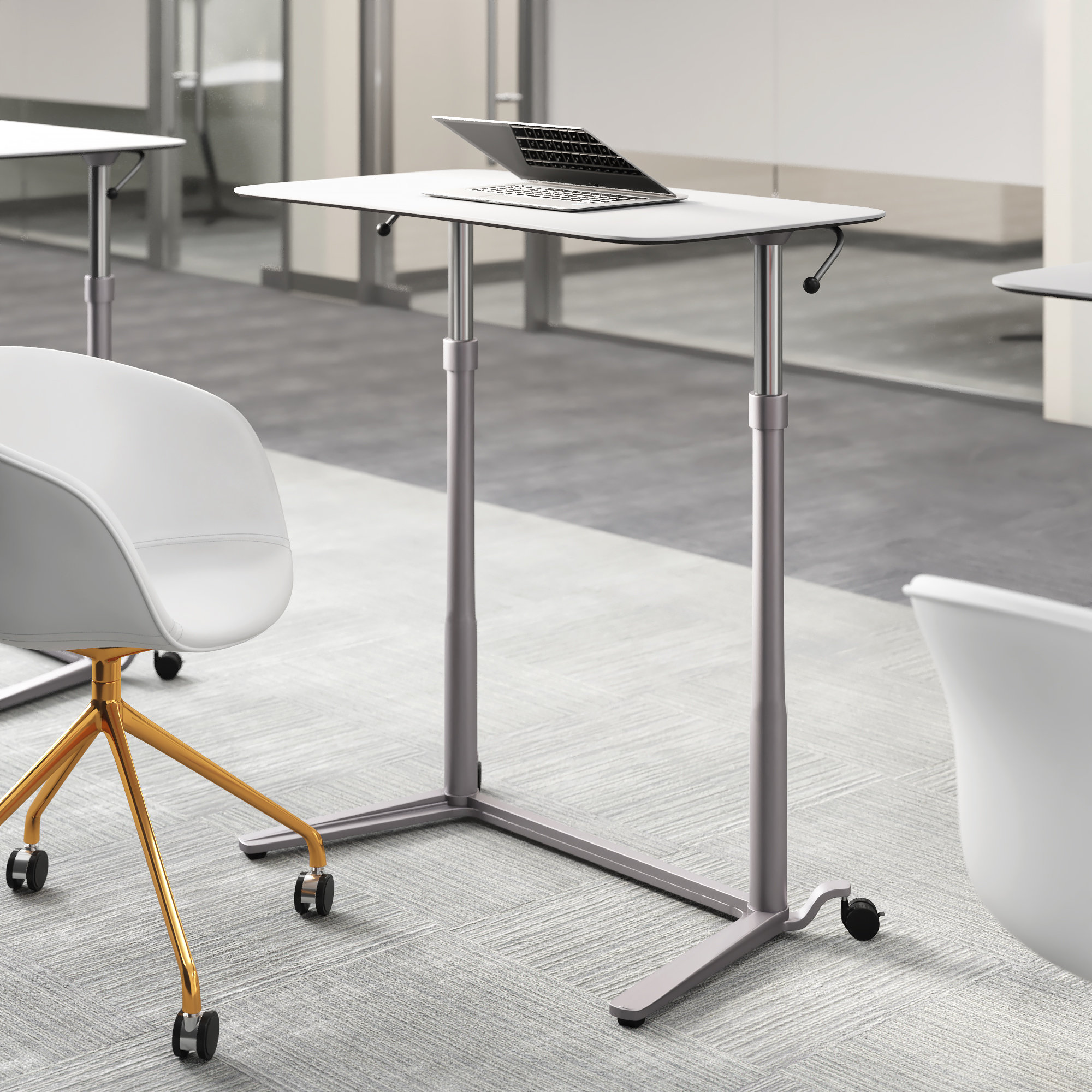 Upper Square™ Kamen Sit-Down, Stand-Up Ergonomic Computer Desk ...