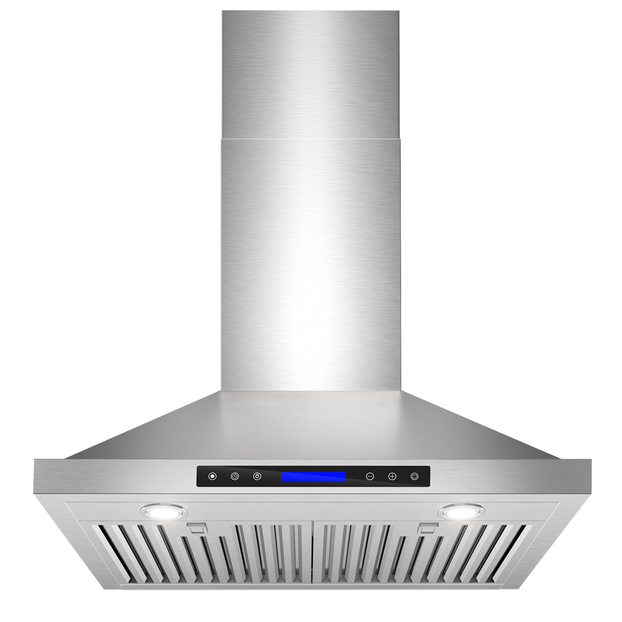 Fuhuoso 30 inch 900 CFM Convertible Wall Mount Range Hood 4 Speed Quiet ...