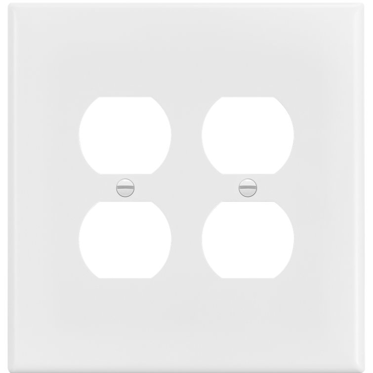 Enerlites 2-Gang Duplex Outlet Wall Plate - Wayfair Canada
