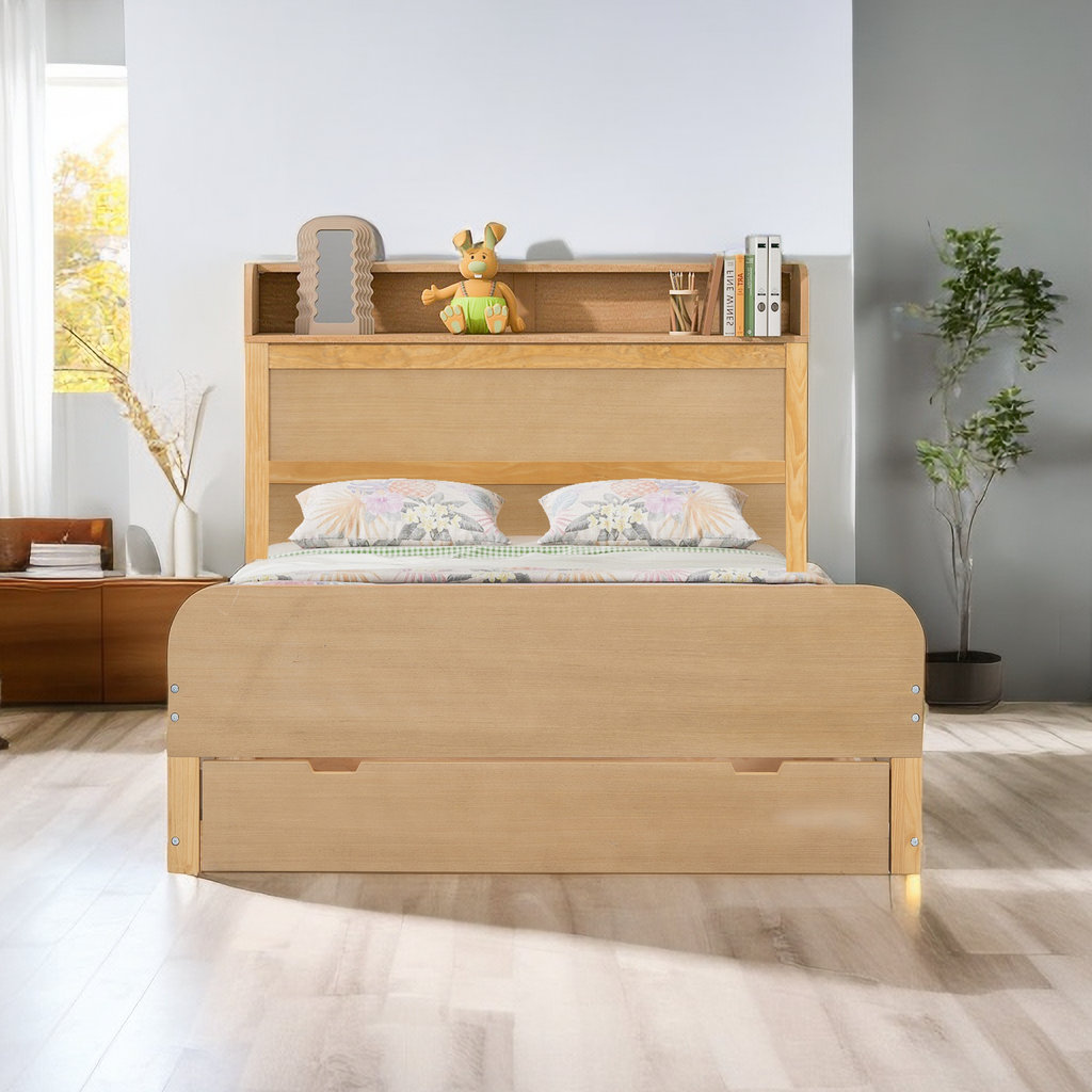 Red Barrel Studio Kanon Bookcase Bed - Wayfair Canada