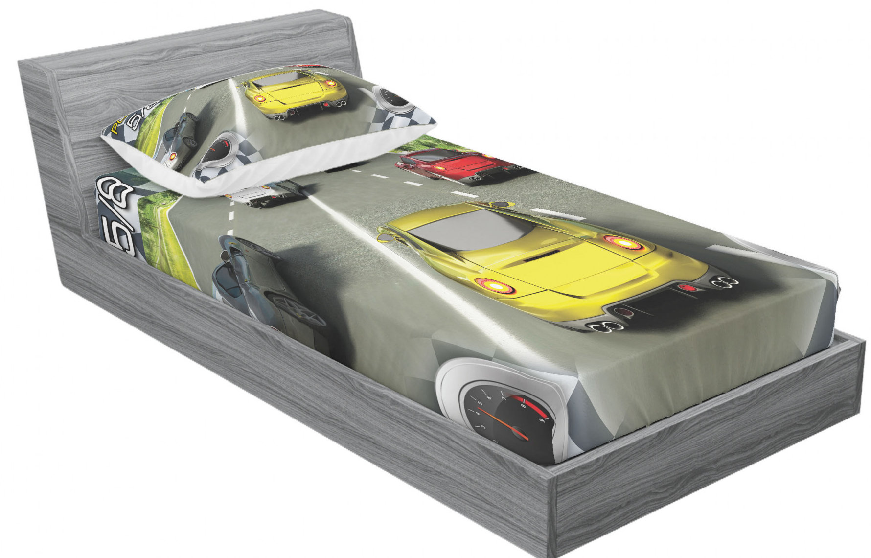 Ambesonne Cars Sheet Set | Wayfair