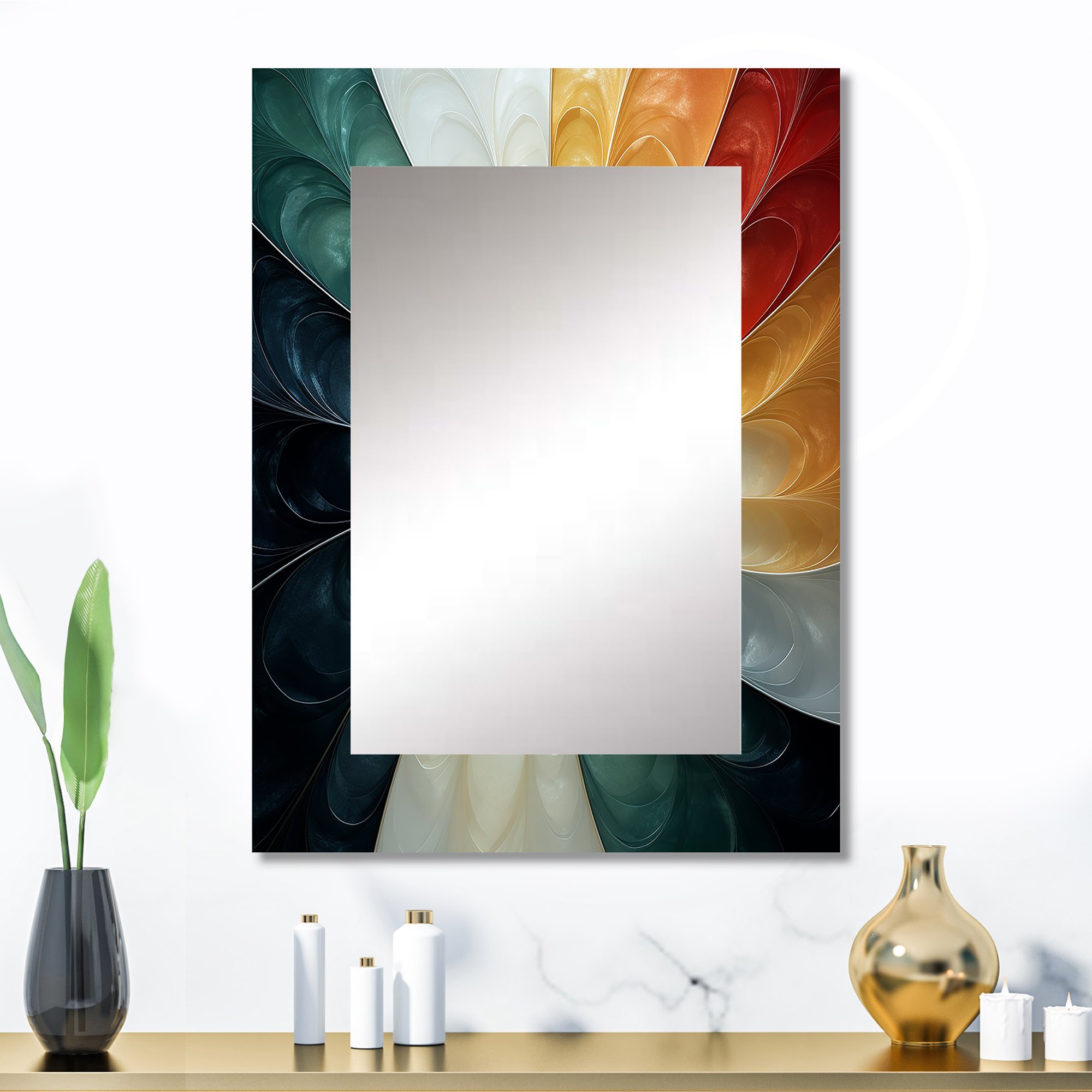 Latitude Run® Spiral Miracle Of Cosmic Delight I - Modern Rectangular ...