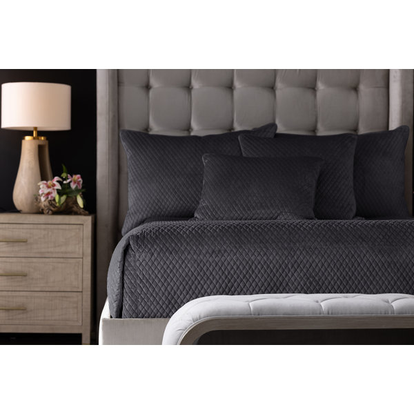 Lili Alessandra Valentina Velvet Coverlet | Wayfair