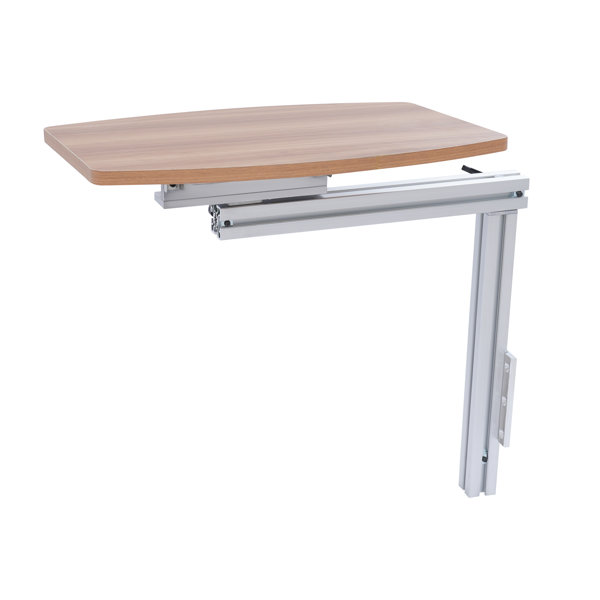 YYBUSHER Height Adjustable And 360 Rotation Table Leg Bracket With Wood ...