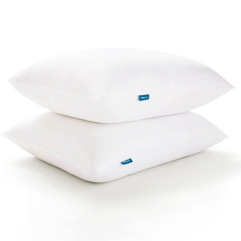 Bedsure Firm Standard Size Pillows Down Alternative Pillow for Side and ...