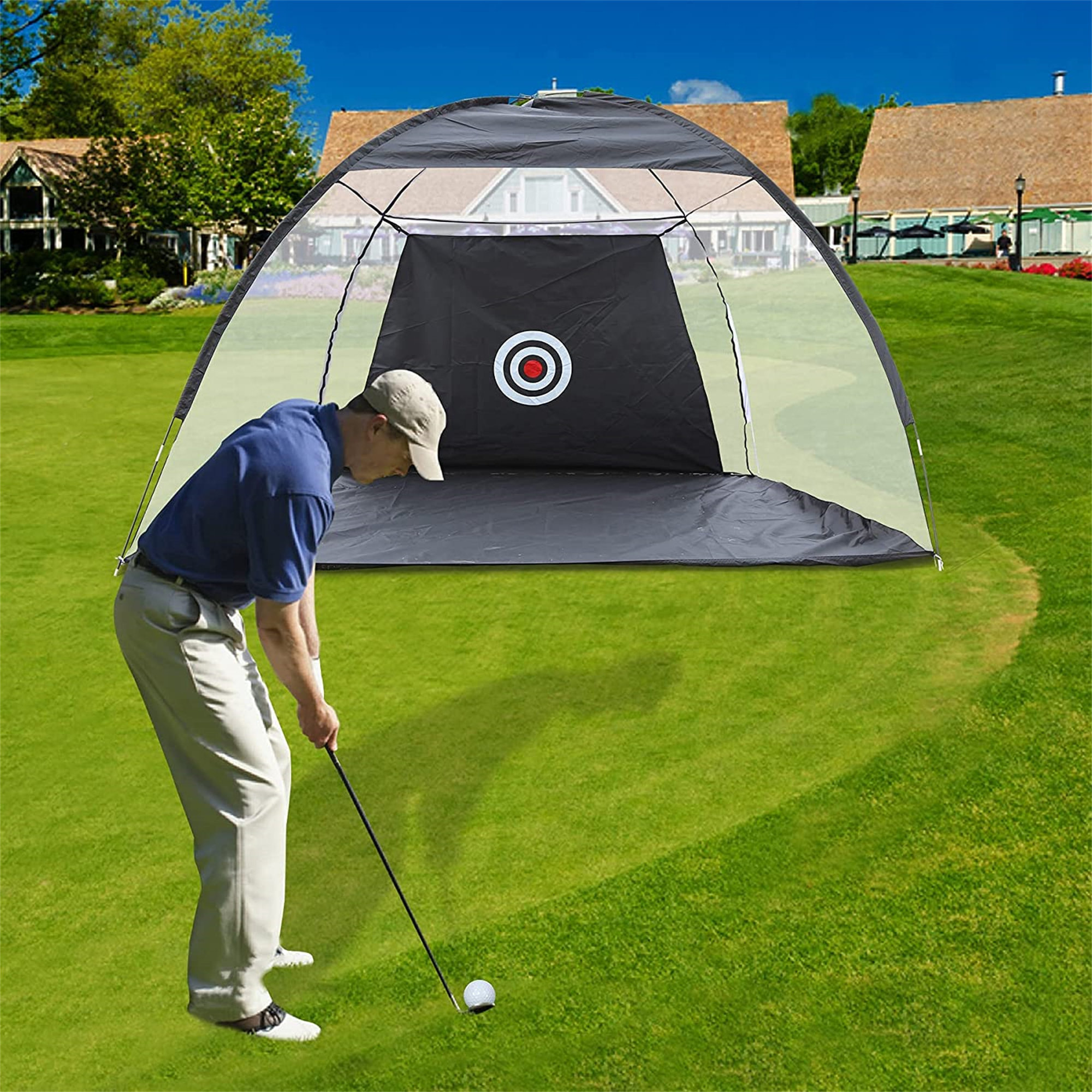 REDCAMP 10x7ft Golf Practice Net with Turf | Wayfair