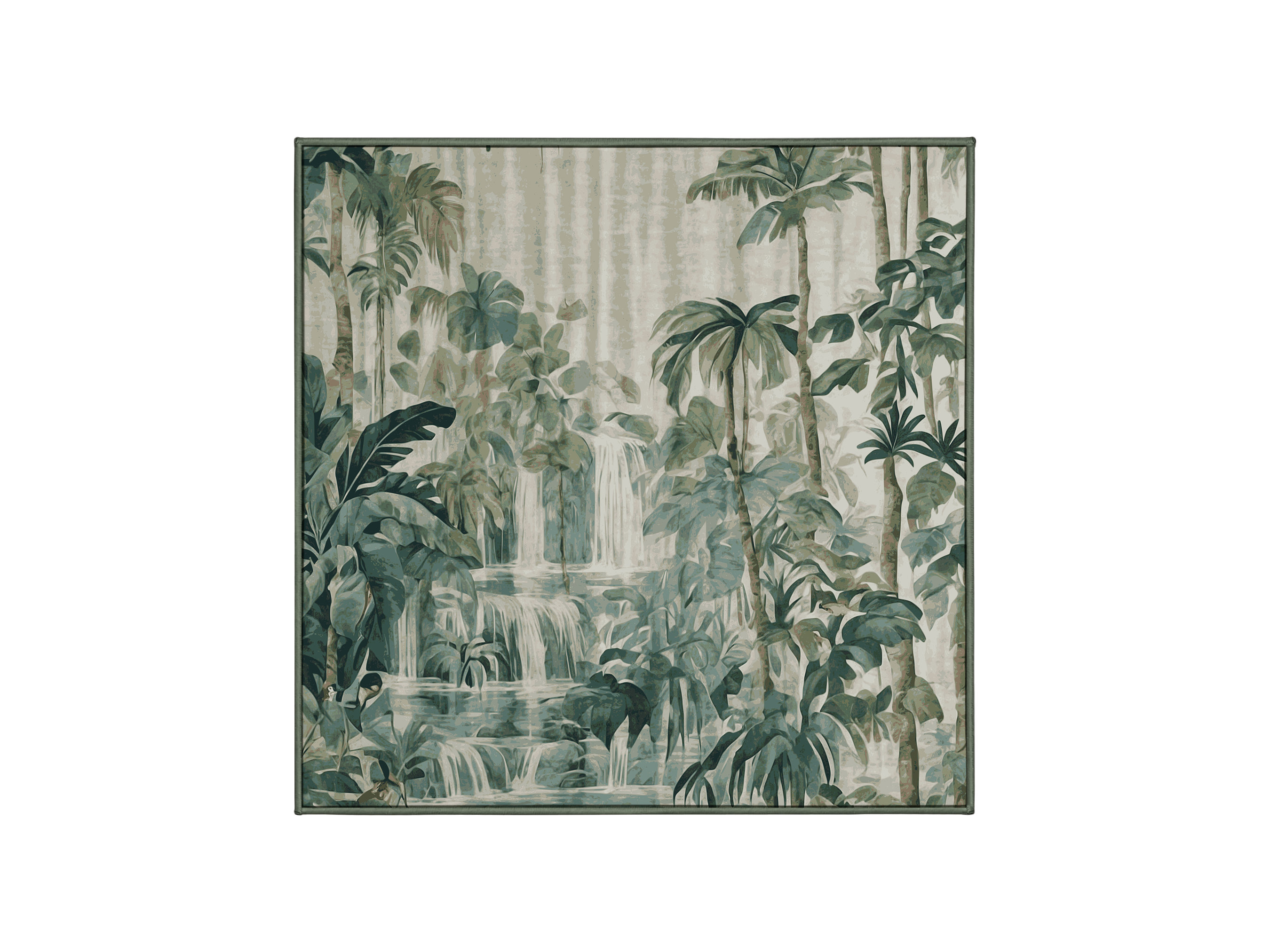 Hokku Designs Machine Washable Green Area Rug | Wayfair